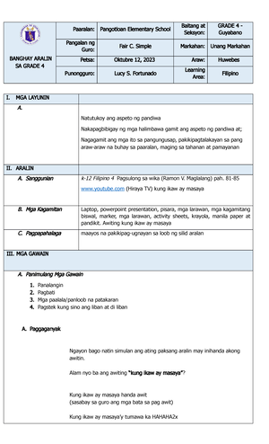Opcrf Checklist OF MOVs 2024 - “Dedicated to Excellence & Creating a ...