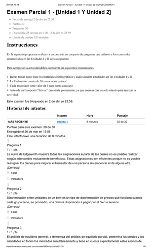 Examen Parcial 1 - [Unidad 1 Y Unidad 2] Macroeconomia II - Examen Parcial 1 - [Unidad 1 Y ...