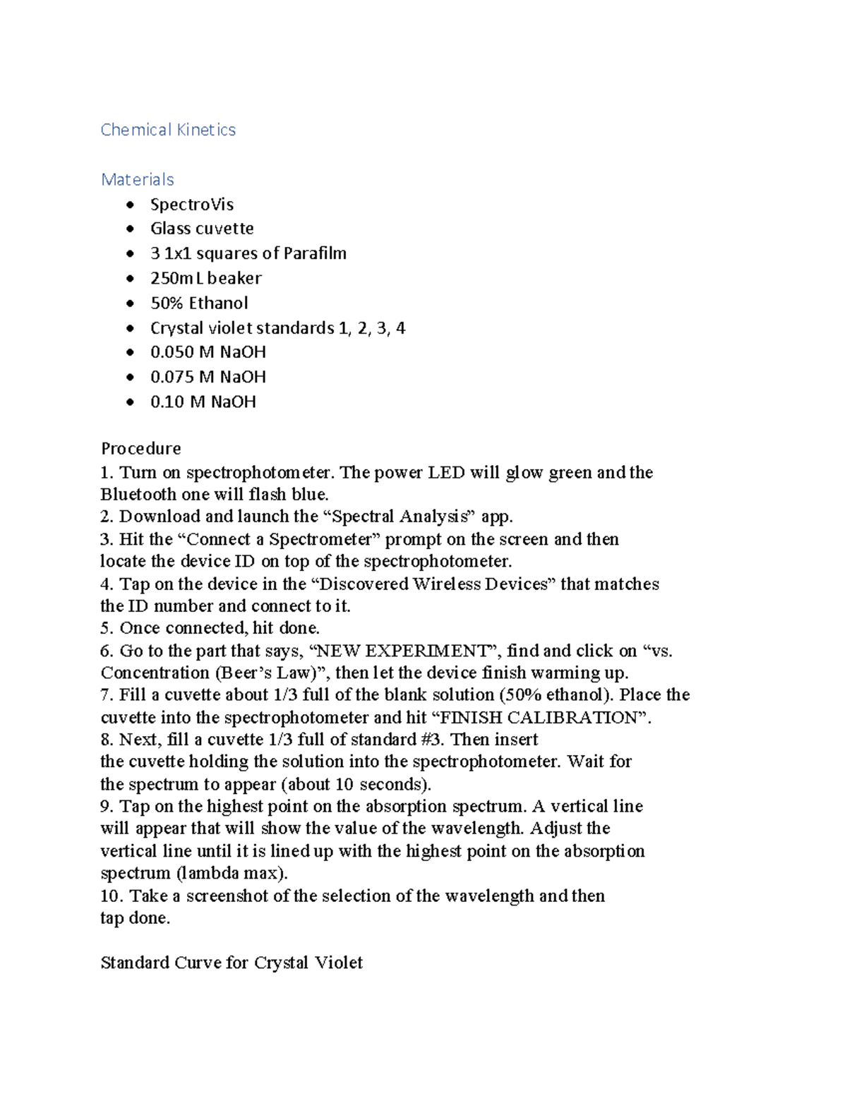 Lab 6 Step By Step Lab Procedure Put Into My Own Words Which We Are Required To Do 
