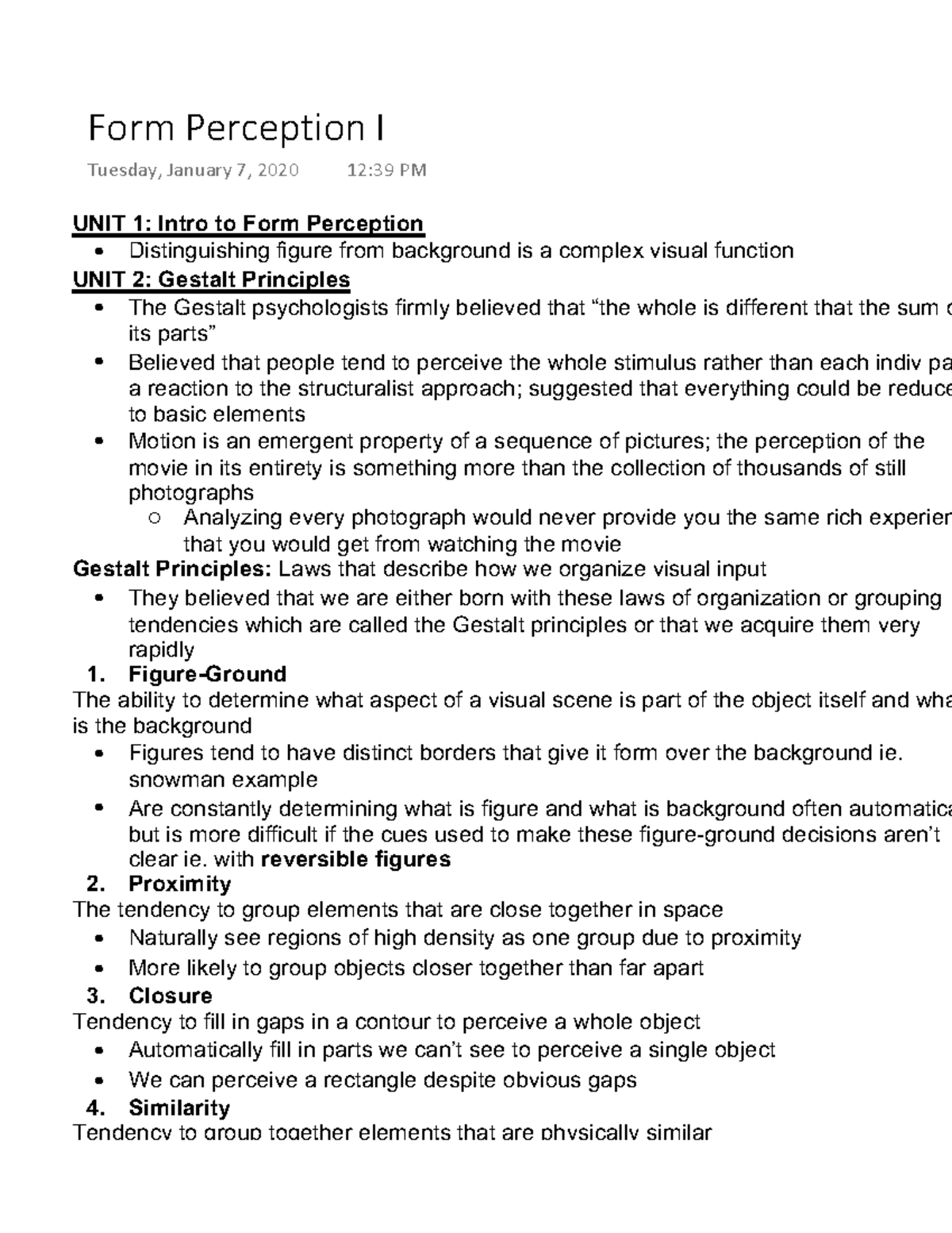 Form Perception I Warning Tt Undefined Function 32 Warning Tt Undefined Function 32 Unit