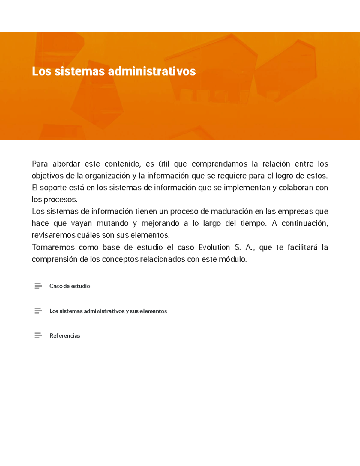 Los sistemas administrativos - Para abordar este contenido, es útil que comprendamos la relación ...