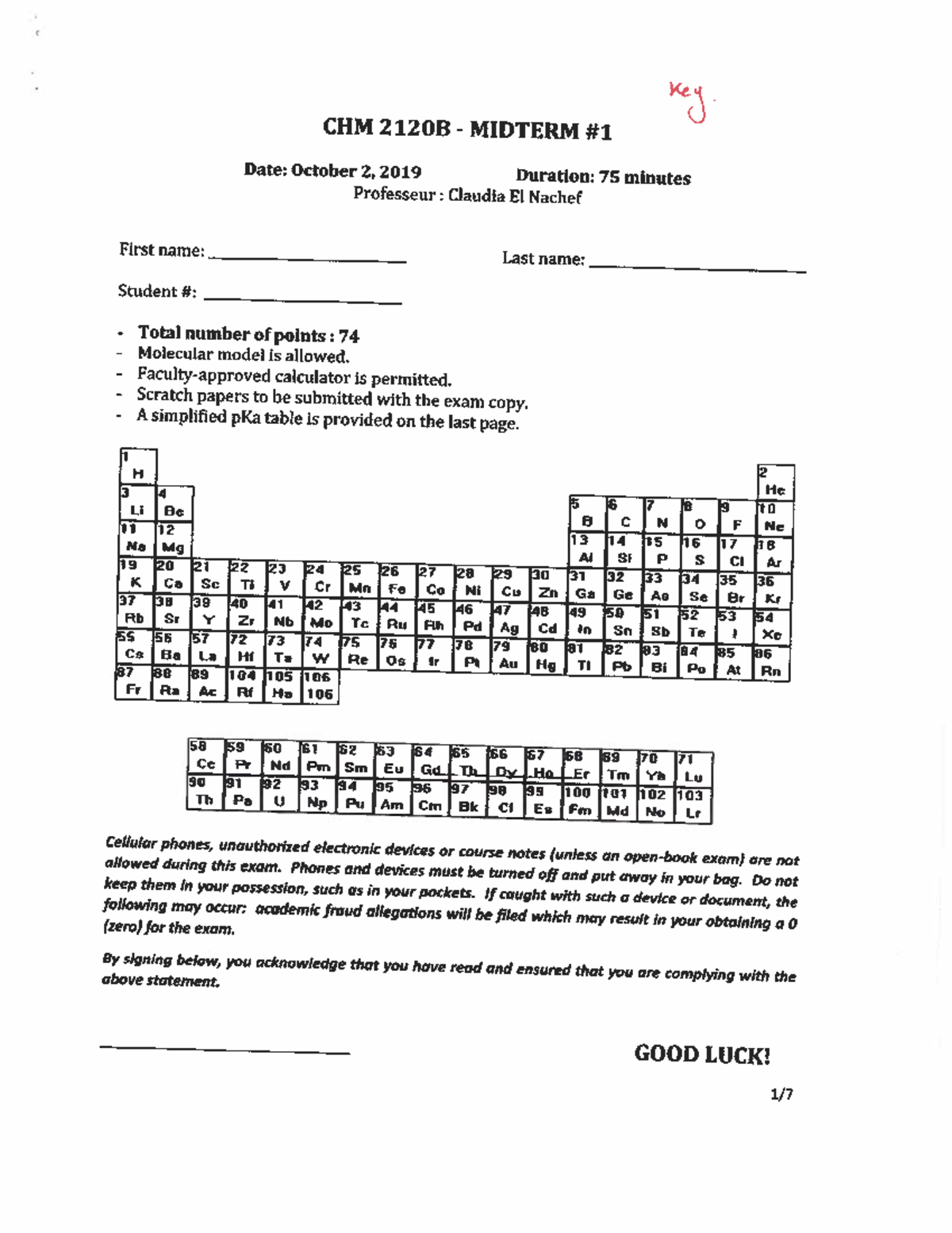 2019 F Midterm 1 Key 1 Identify Different Types Of Coding Schemes Seen In Sensory Systems 2 4669