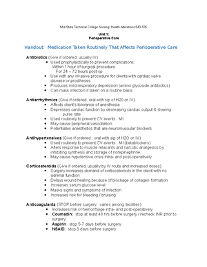 Learning Plan 1 Exam Study Guide - Mid-State Technical College Nursing ...