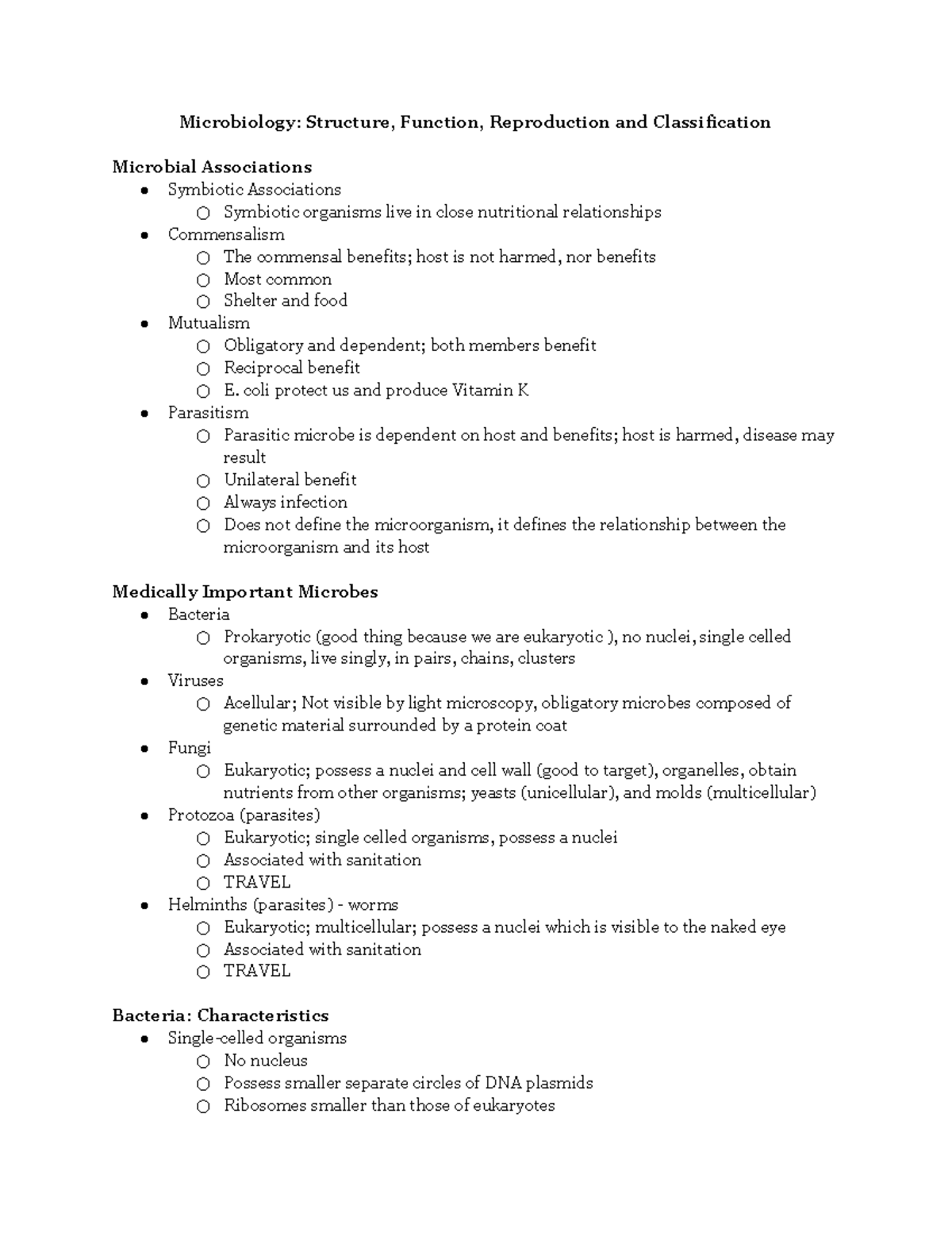 Microbiology Structure, Function, Reproduction and Classification - coli protect us and produce ...