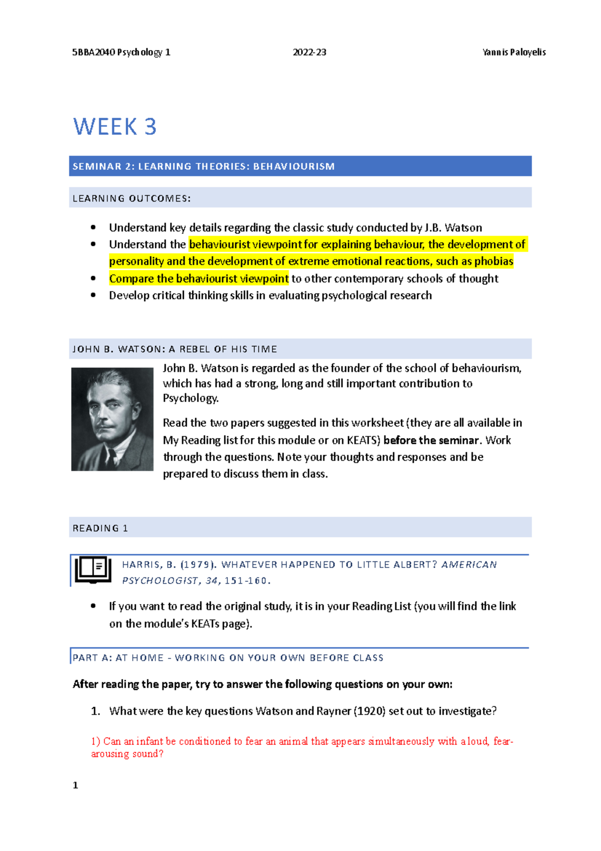 5BBA2040 2022 23 Seminar 2 worksheet - WEEK 3 SEMINAR 2: LEARNING ...