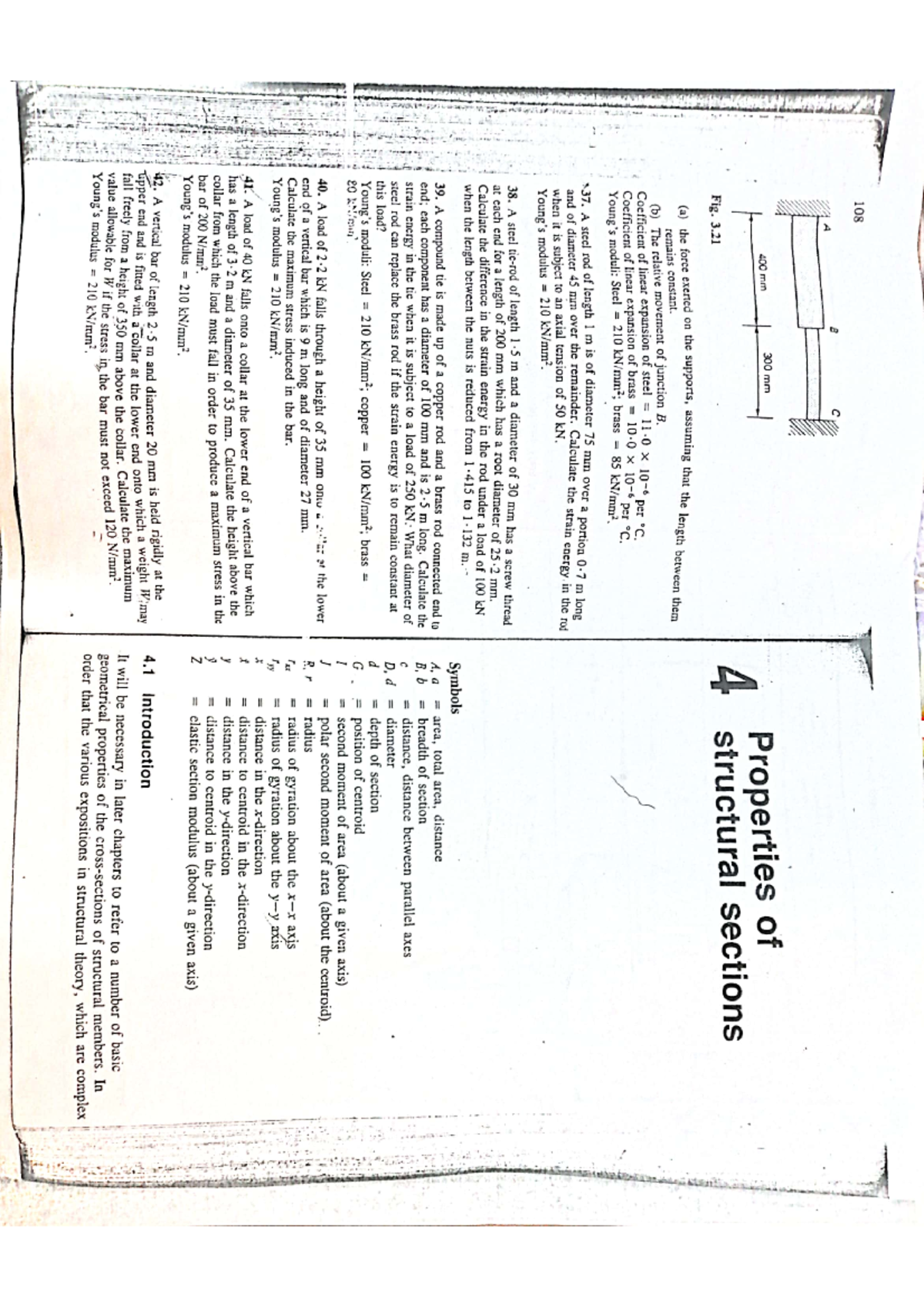 Properties of Structural Sections - Strength of Materials 1A - Studocu