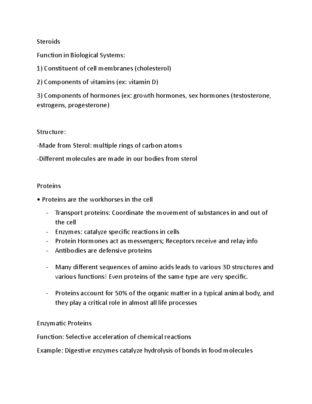 4 - Steroids - Steroids Function in Biological Systems: Constituent of ...