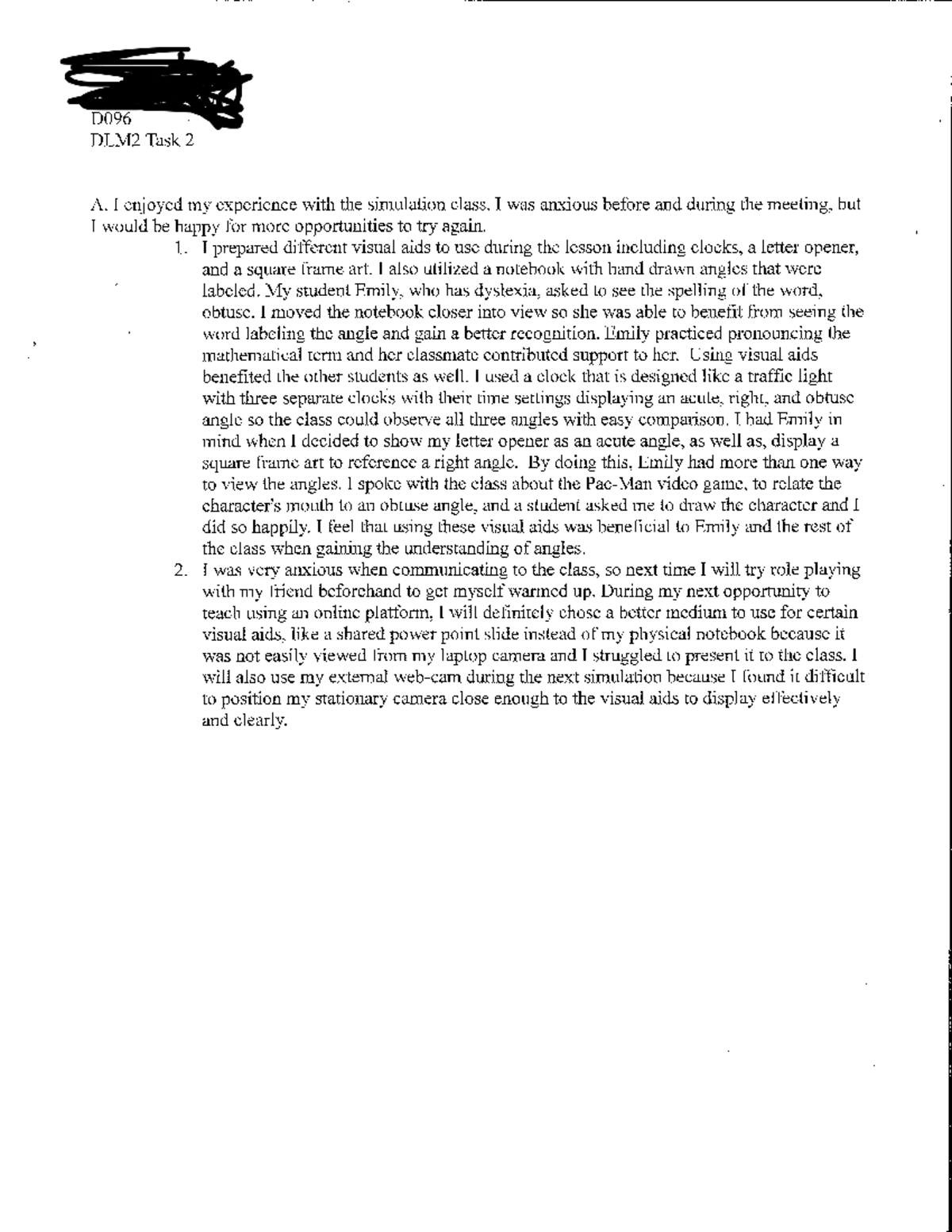 20231011110524237 - Video reflection - D090 - Studocu