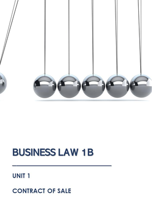 BLW152x - CPUT - Business Law 1B - Studocu
