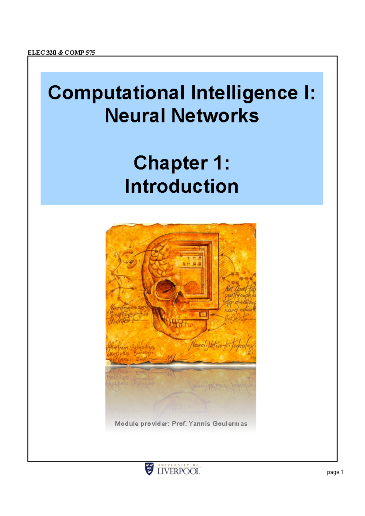Neural+Networks+material - Computational Intelligence I: Neural ...
