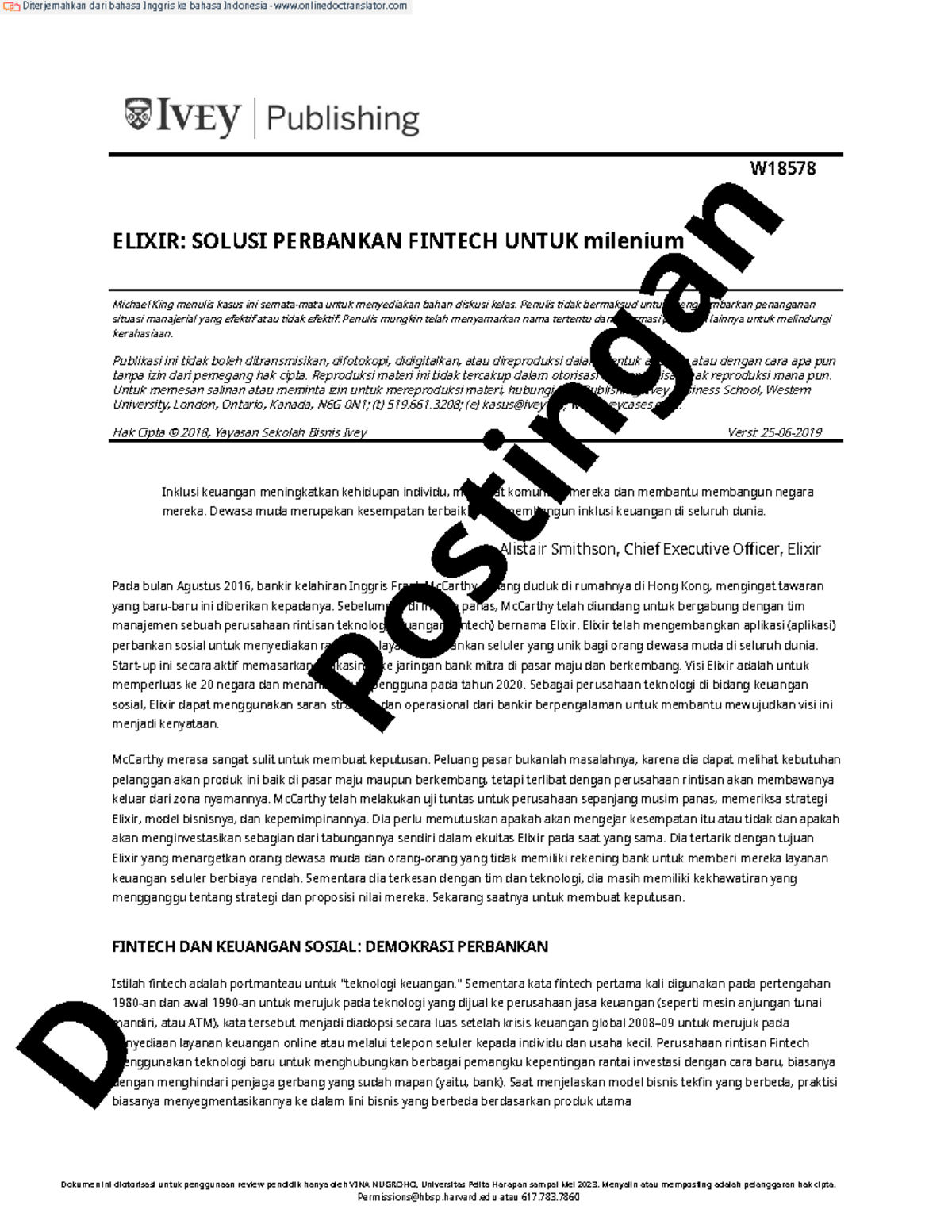 5.Elixir Fintech for millenials - W ELIXIR: SOLUSI PERBANKAN FINTECH UNTUK milenium Michael King ...