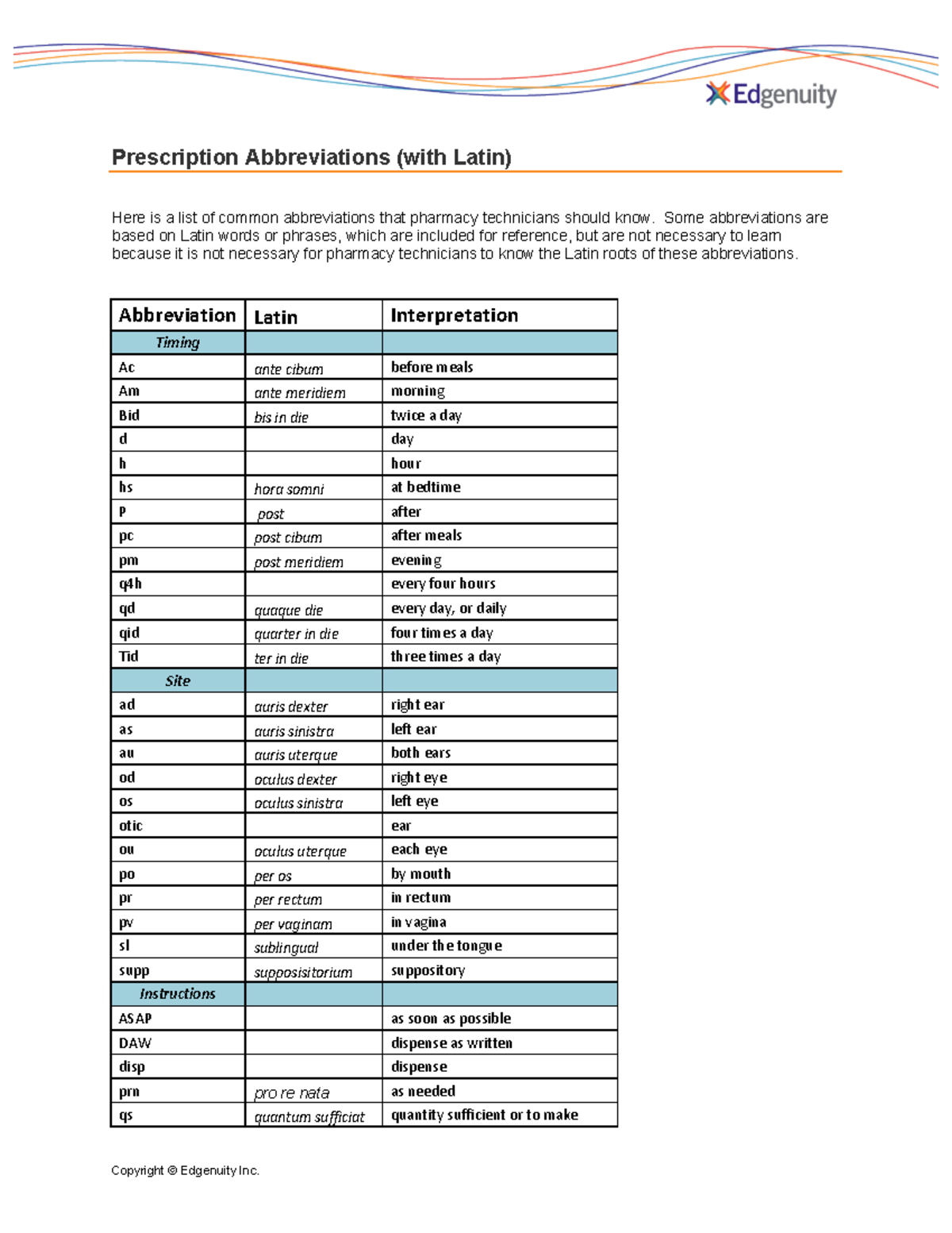 3630-03-01 - Turning - Copyright © Edgenuity Inc. Prescription ...