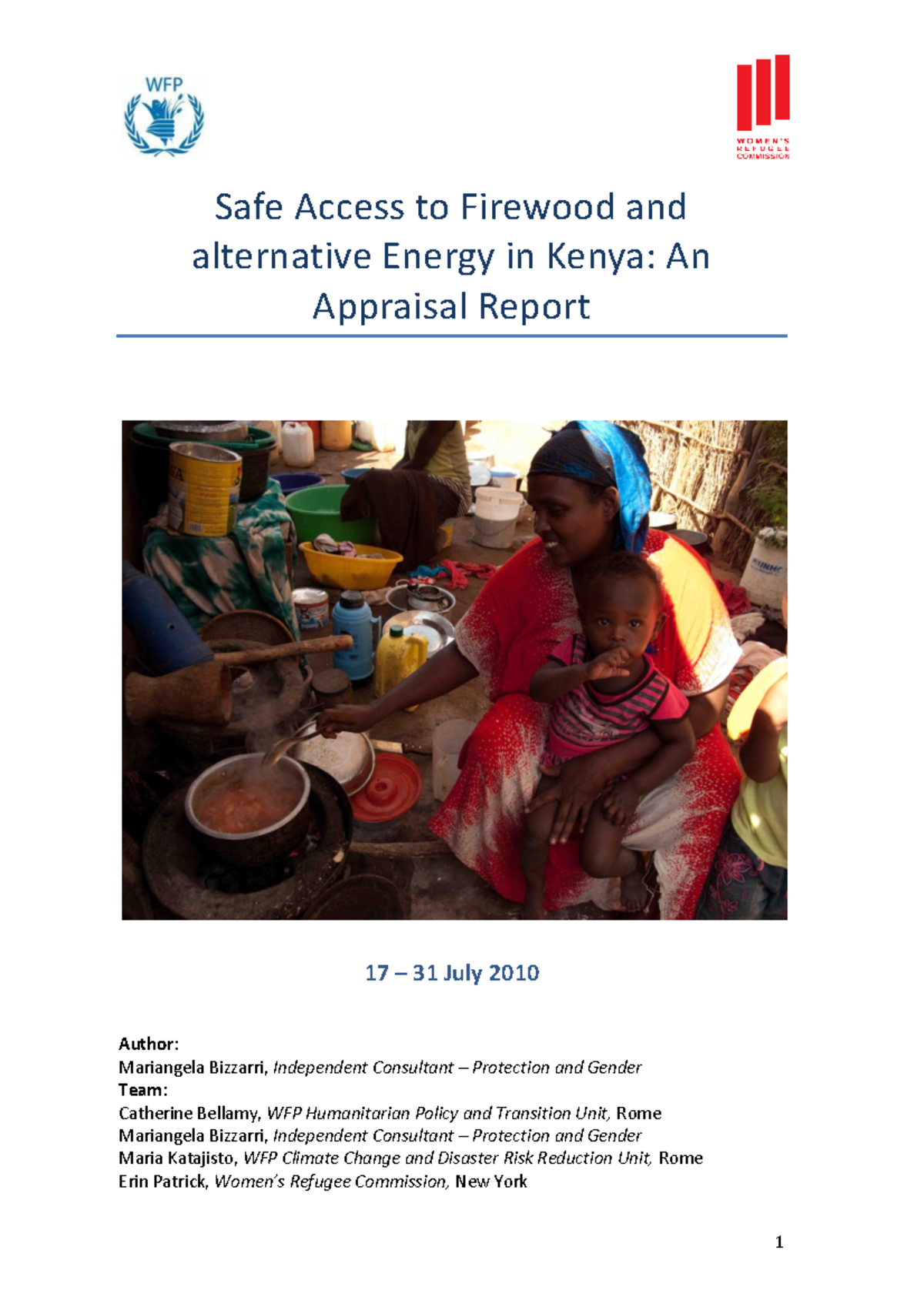 Safe kenya appraisal report final 2 - Safe Access to Firewood and ...