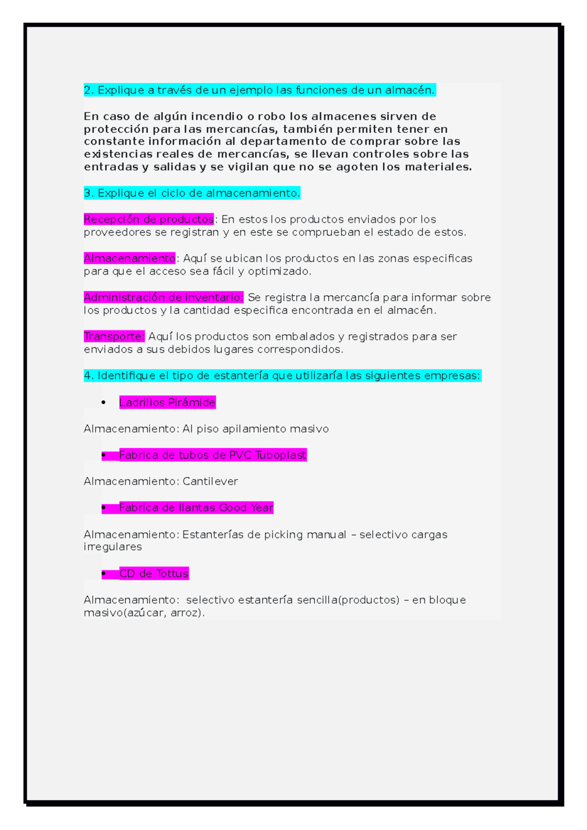 Tarea 1 - AAAAX - Explique a través de un ejemplo las funciones de un ...