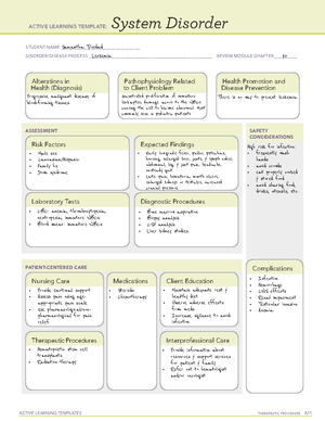 ATI- Oxygenation Template - NURS 125 - ACTIVE LEARNING TEMPLATES ...