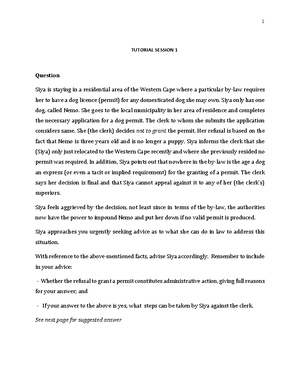 Fedsure cases - Case summaries needed for lectures - FEDSURE LIFE ...