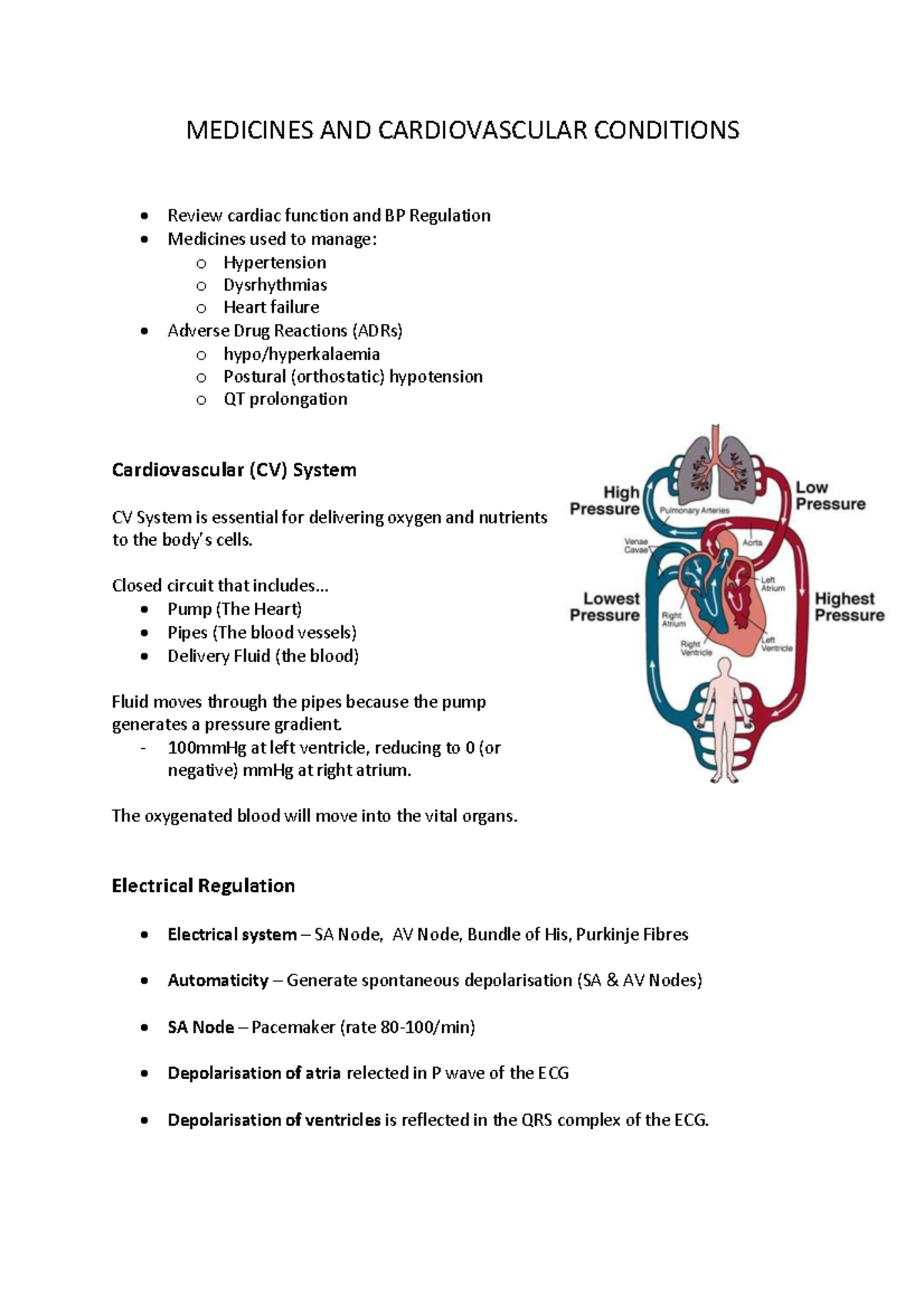 Medicines AND Cardiovascular Conditions - MEDICINES AND CARDIOVASCULAR ...