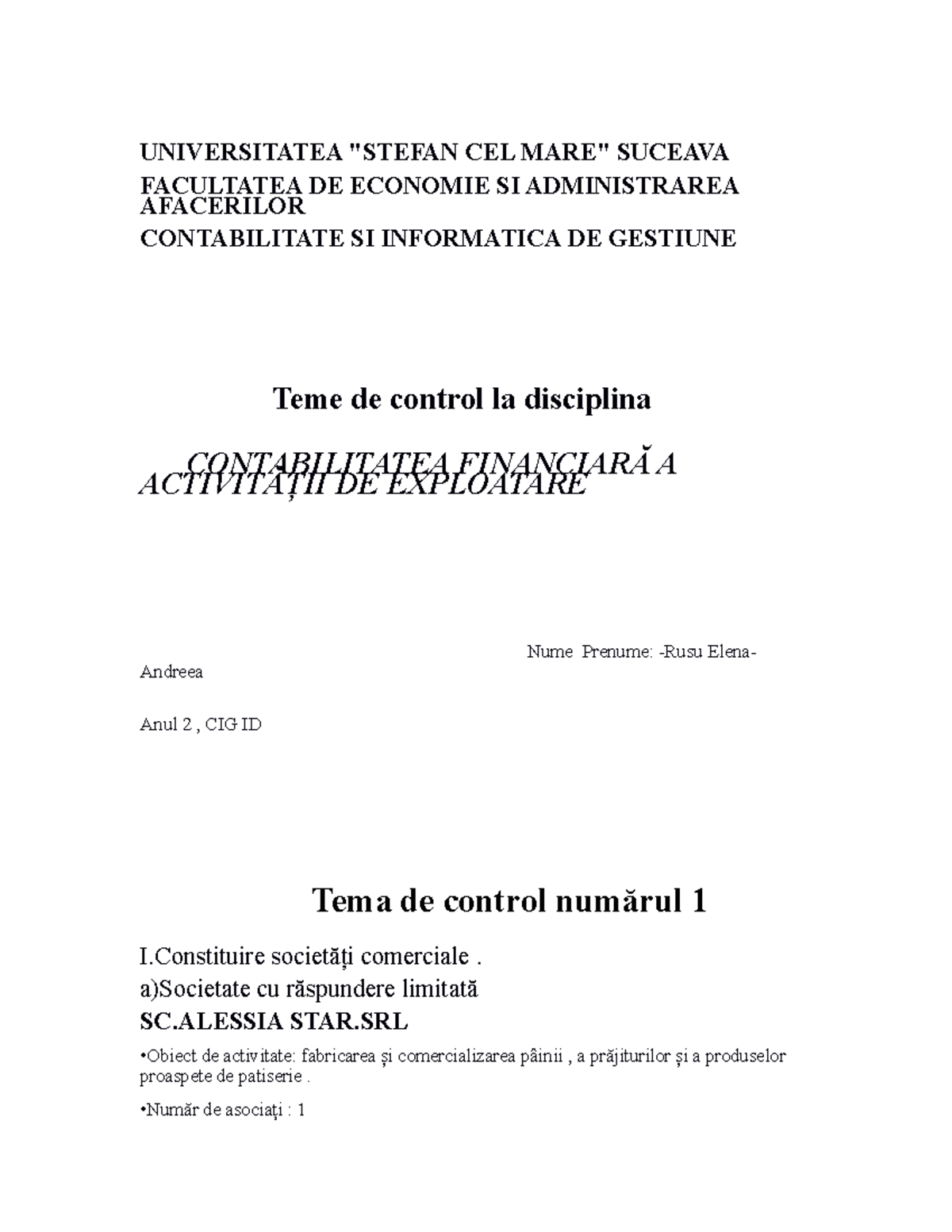 Contabilitate financiara CIG 2022 Rusu + Tebrean - UNIVERSITATEA ...
