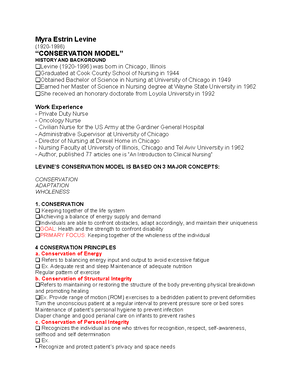 Patricia - Notes - THE PRIMACY OF CARING MODEL: FROM NOVICE TO EXPERT ...