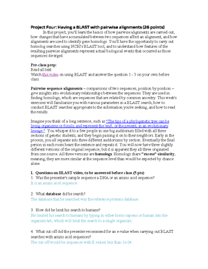 Week 7 Biology Lab - bio lab - Project Seven: Human Genetic Variation ...