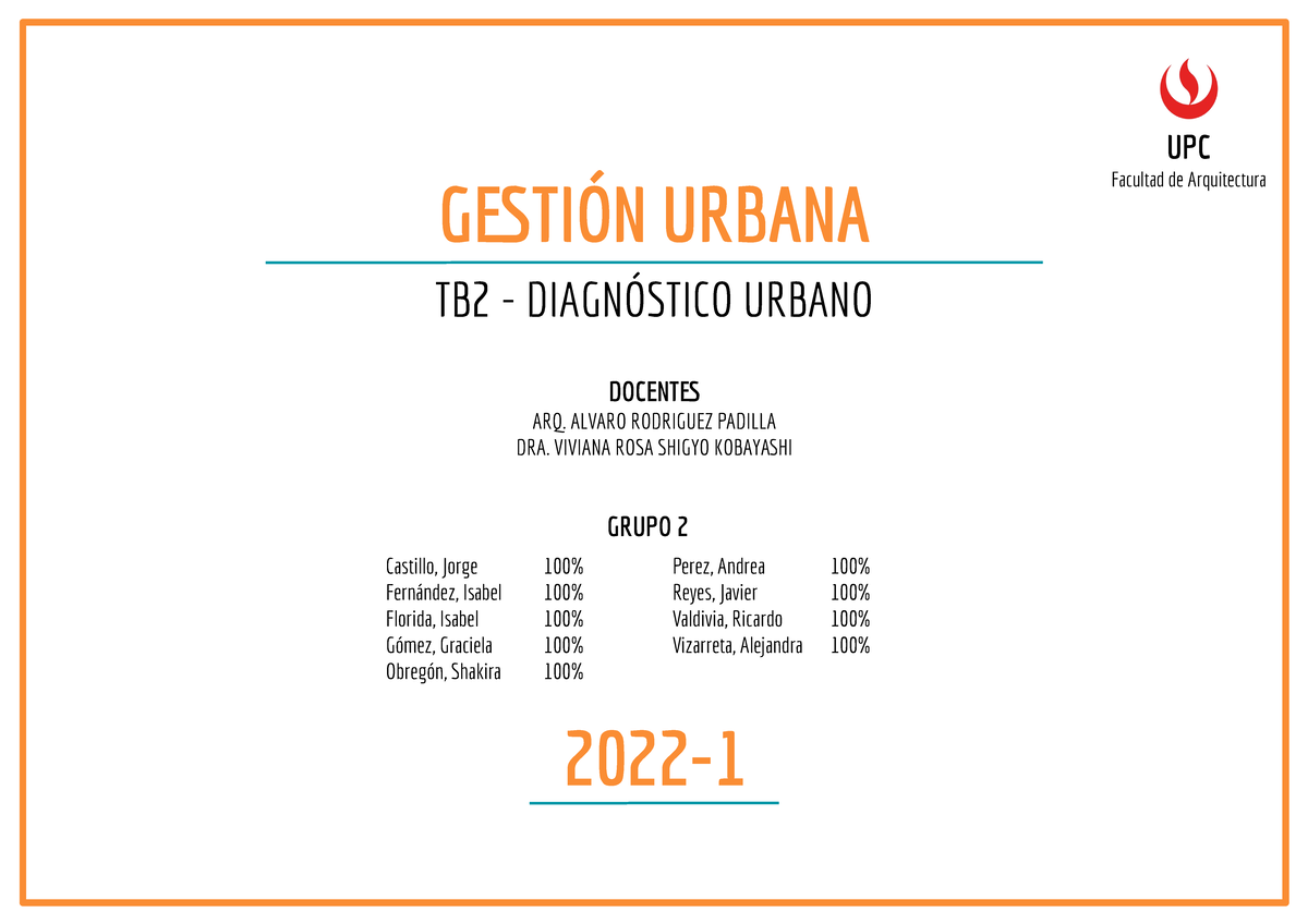 TF-G2-Gestion Urbana en Av. Principal Surquillo-Lima - GRUPO 2 GESTIÓN ...