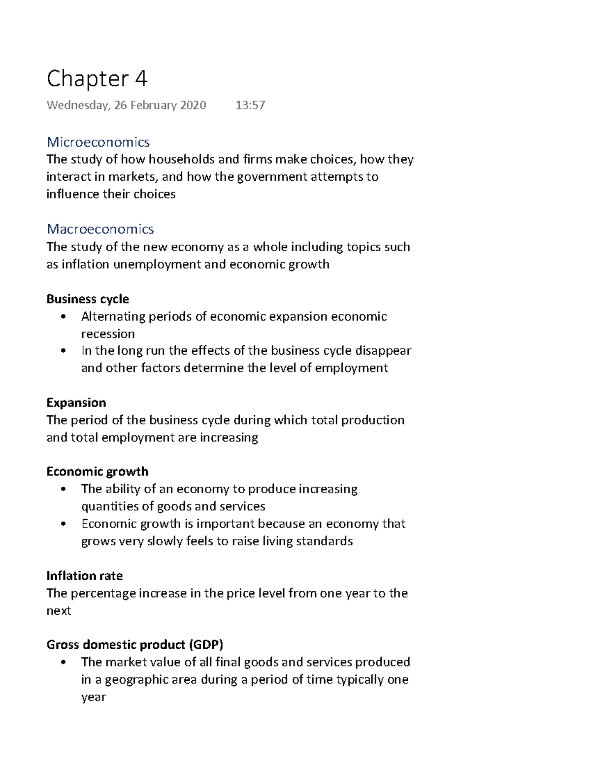Econ 1BB3 Chapter 4 - Microeconomics The study of how households and ...