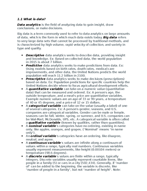 WHAT IS DATA - Lecture notes 1 - MAT243 - SNHU - Studocu