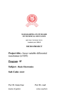 CGR - Microproject - Annexure - 1A PART A - Plan Micro-Project Proposal ...