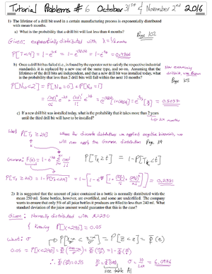 ENGM 2032 Prob't and Stat's outline - ENGM2032 Applied Probability and ...