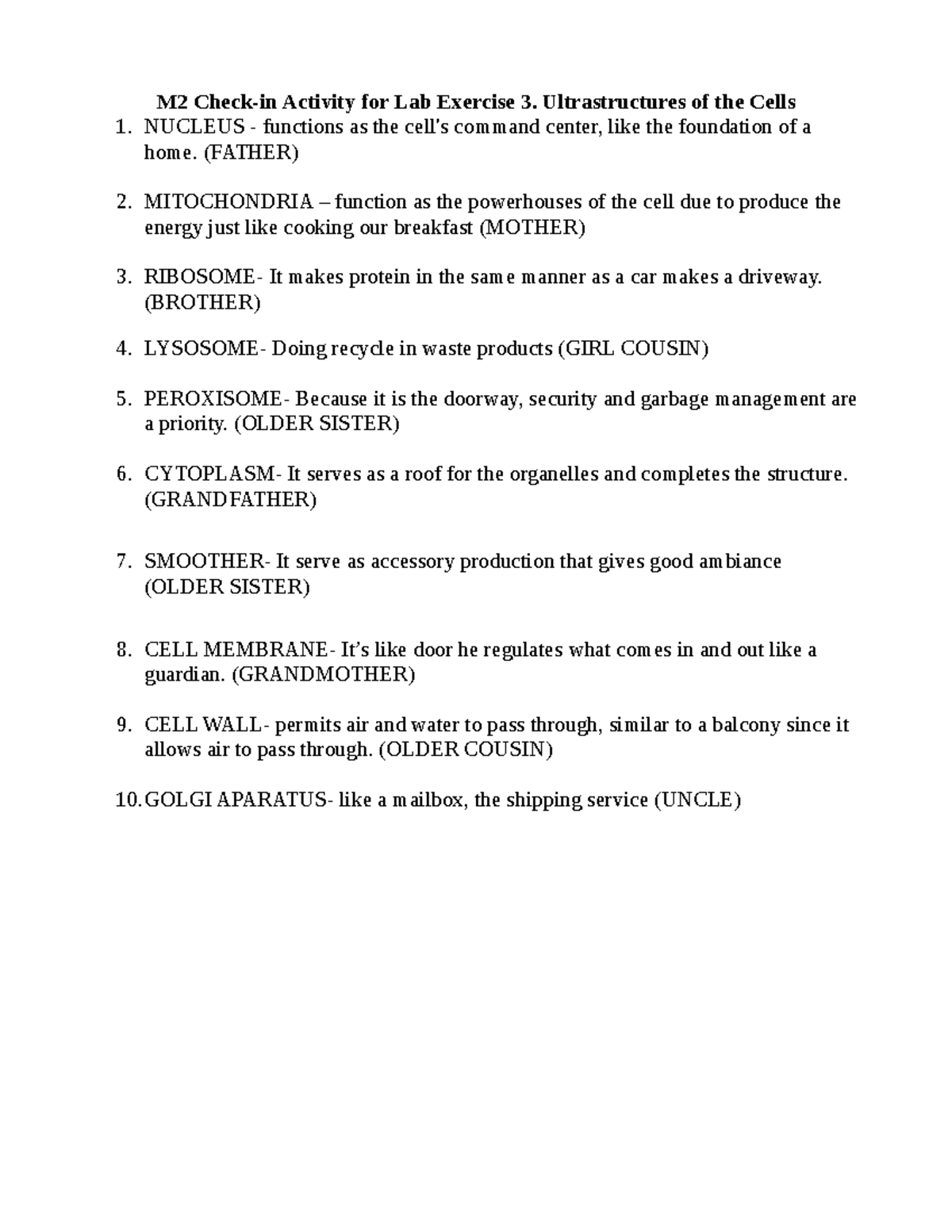 M2 Check - Genetics is a branch of biology concerned with the study of ...