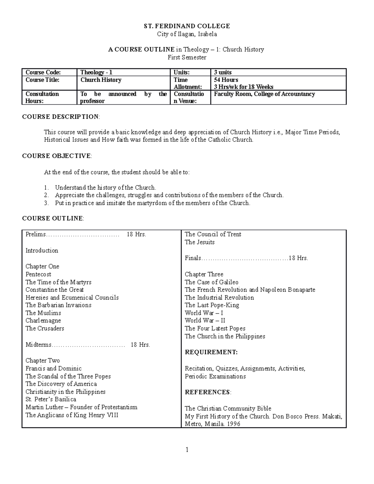 1. Theo - 1 Prelim Lecture Notes for Students 2018 - ST. FERDINAND ...
