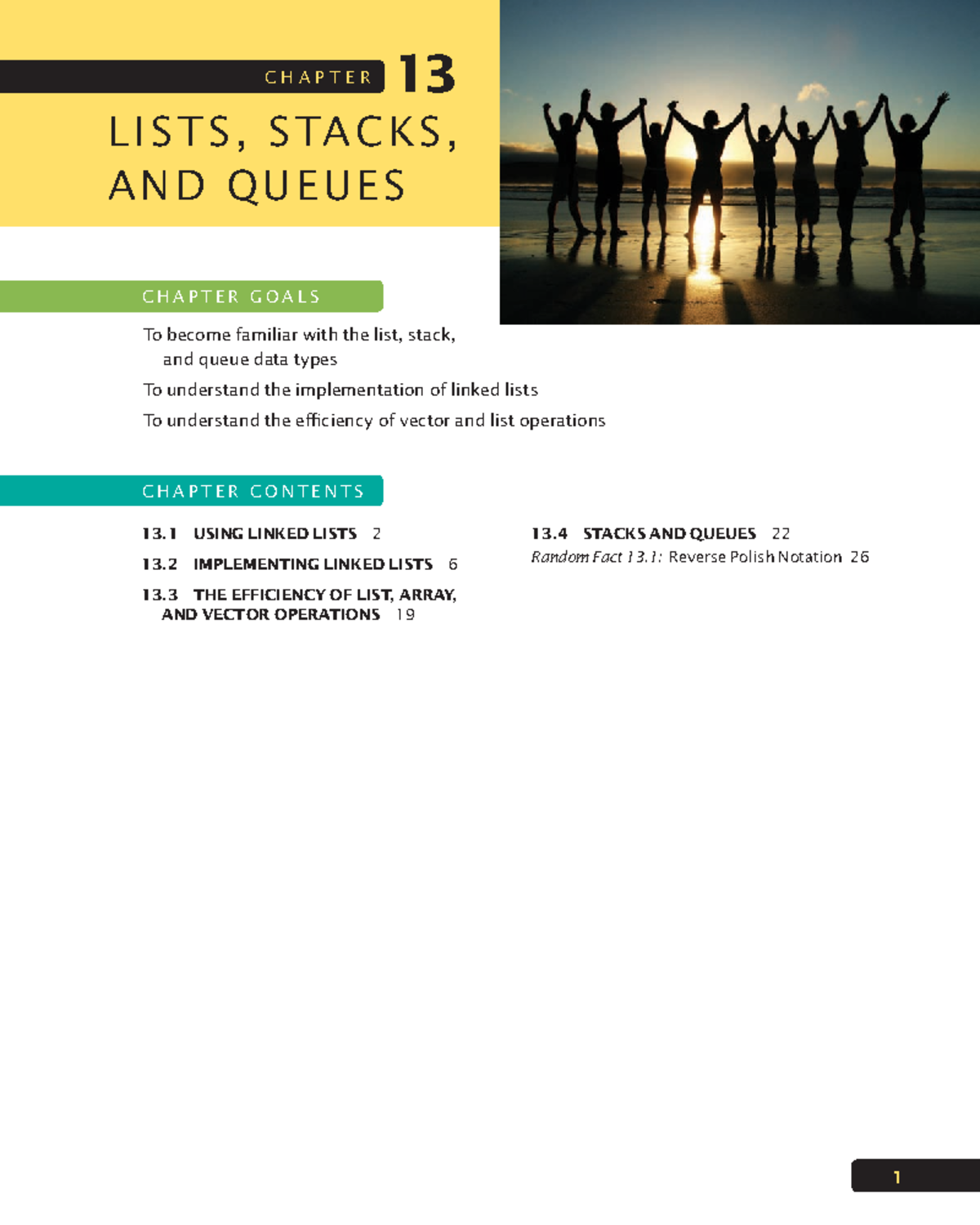 10 ch13 listsstacksqueues - C H A P T E R 13 1 L I S T S , S TA C K S , A N D Q U E U E S To ...