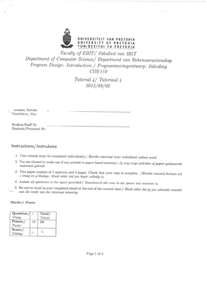 Sample/practice exam 2 November 2017, questions - Faculty of EBIT ...