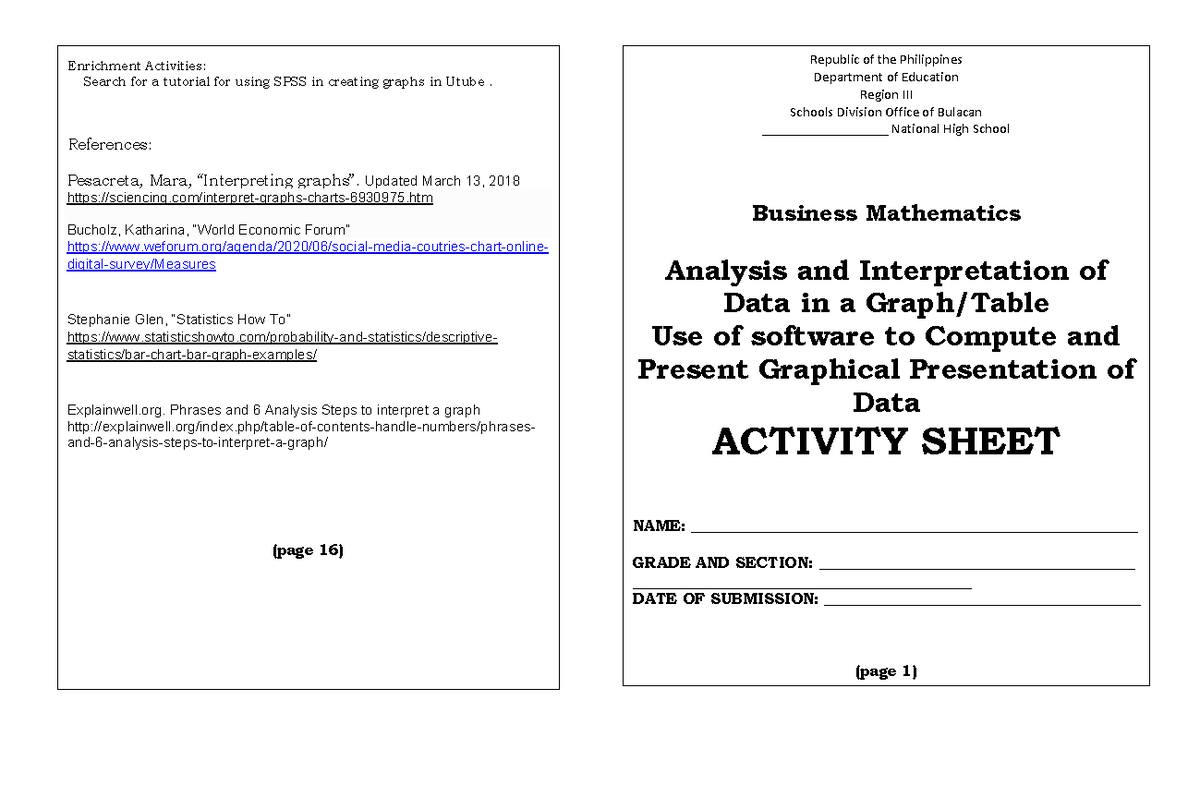 Q2-WEEK 9-BM-AS-SHS-Neonita-S - Enrichment Activities: Search for a ...