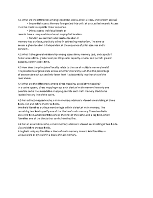 Assignment document - Computer Architecture - FPT - Studocu