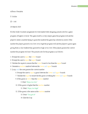Module 5 gathering data assignment resubmitted - Name: Alfonso Gonzalez Date: 04 December 2023 ...