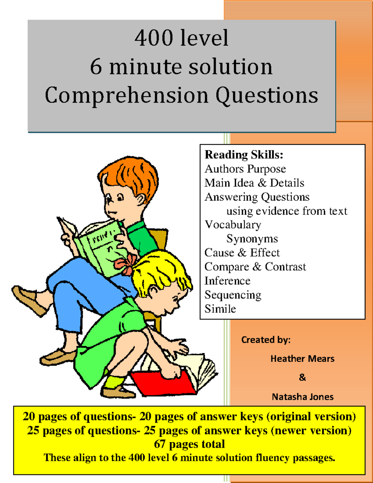 Copy of 6 Minute Solution Comp. Level 400 - Created by: Heather Mears ...