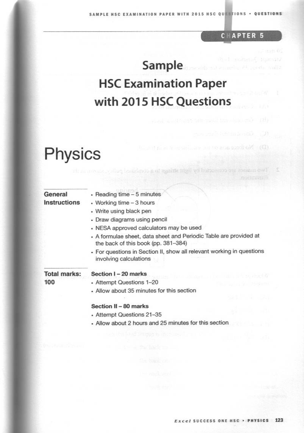 2015 Physics HSC Paper wsd - Studocu