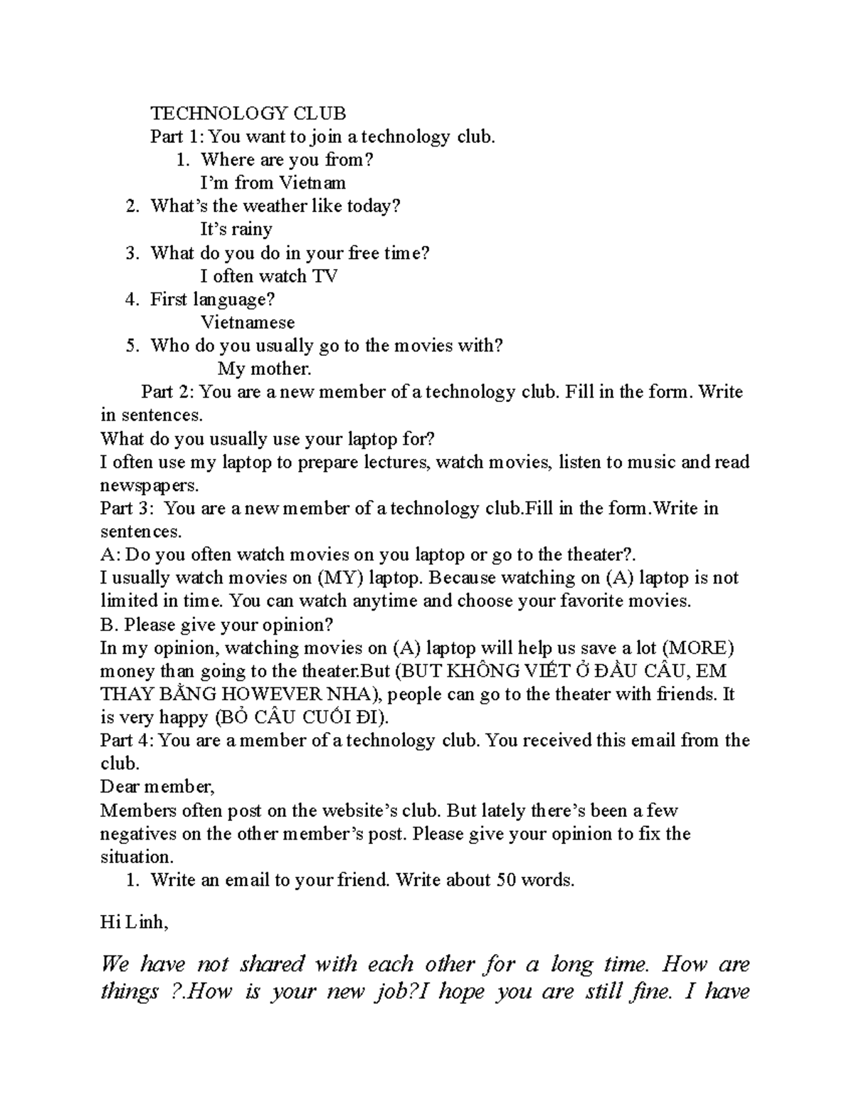 Technology-CLUB - fwfwfwfew - TECHNOLOGY CLUB Part 1: You want to join ...