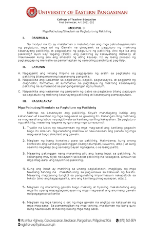 3Is Q2 Module 2 - readings - Reporting Findings, Drawing Conclusions ...