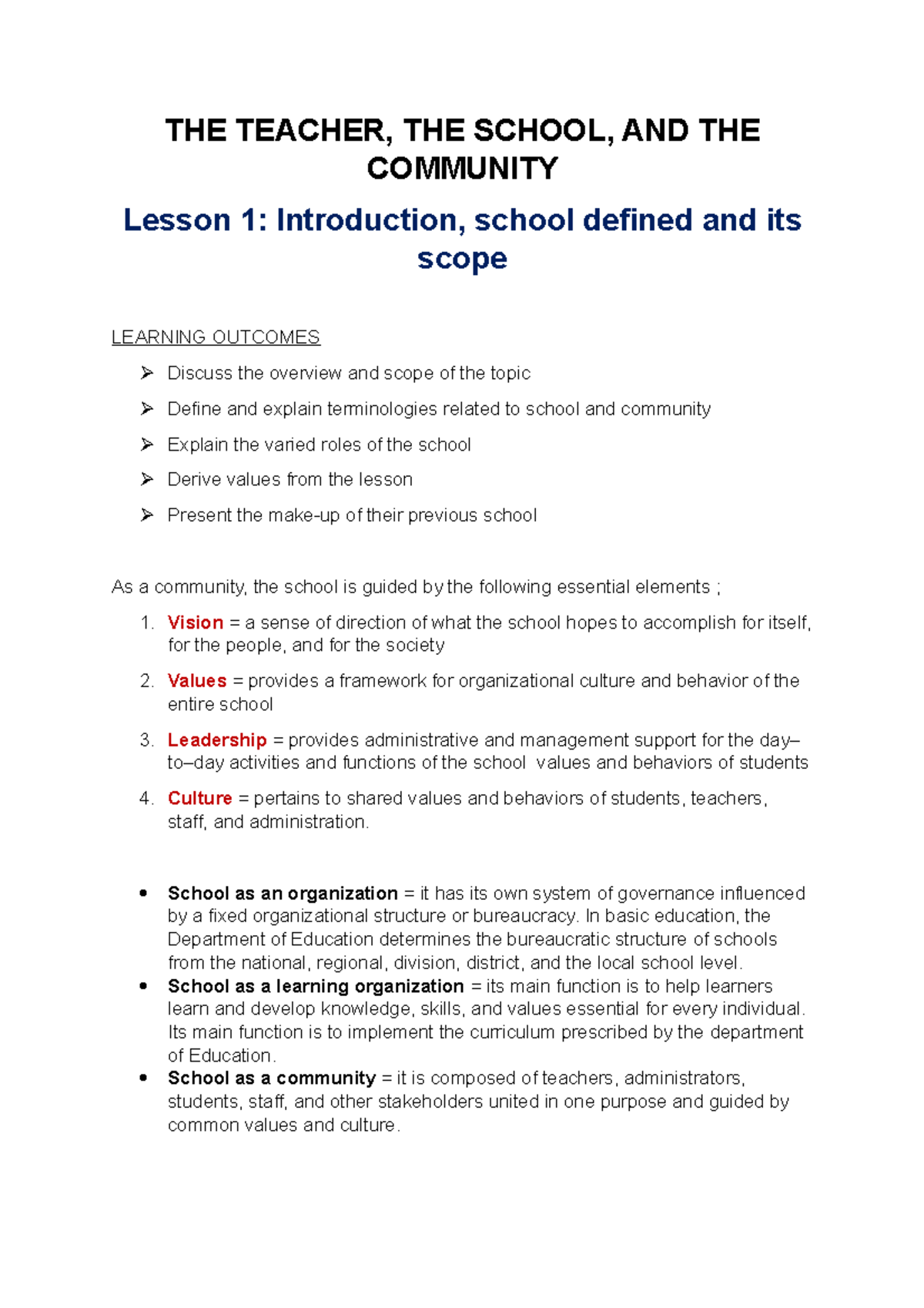 Introduction school-defined-and-its-scope The-School-as-Agent-of-Change ...