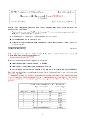 Cs4700 final practice 2023 - Suppose we are using filtering (the ...
