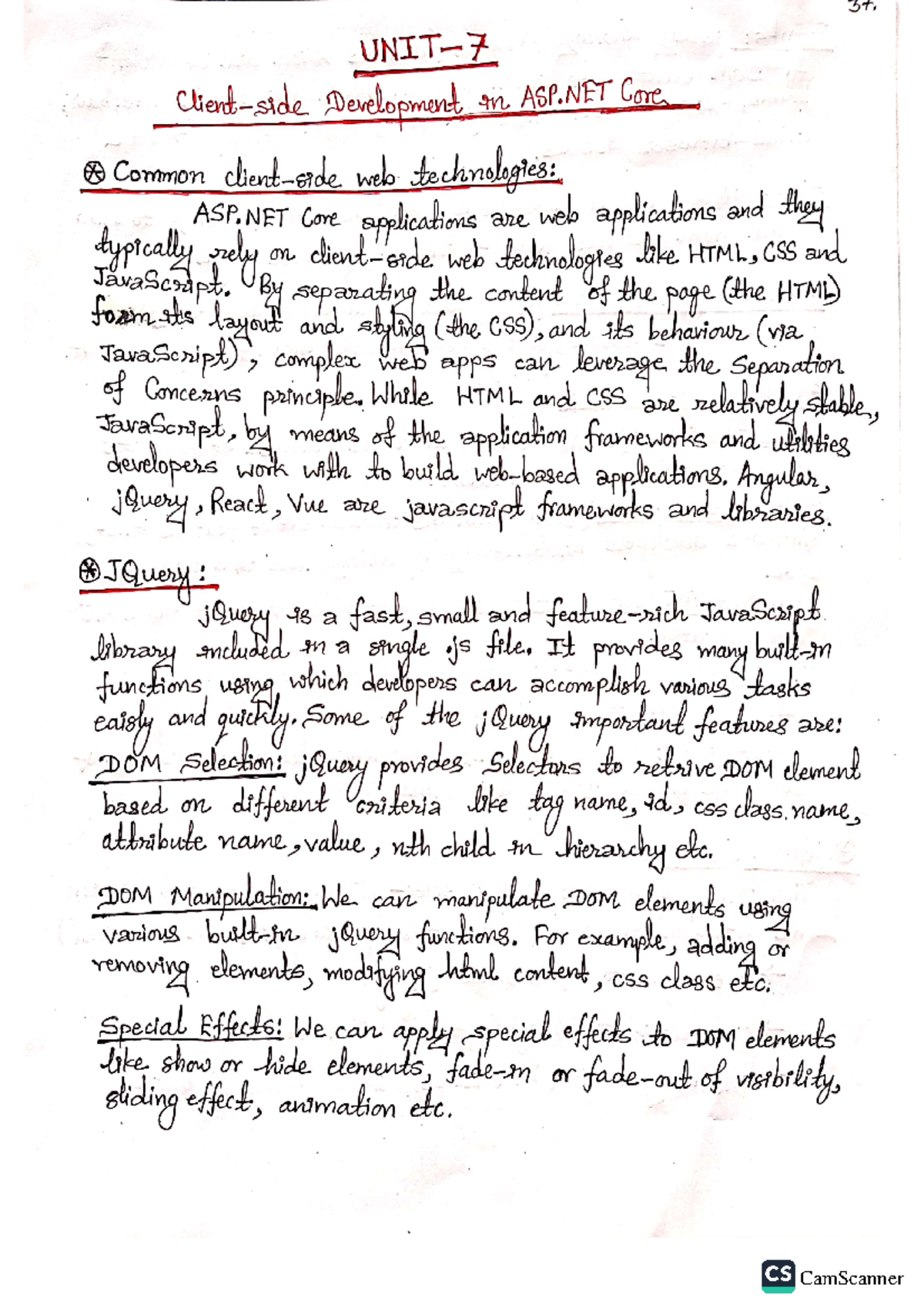 NCC UNIT-7 - NCC Unit 7 - Bachelors in Science Computer Science - Studocu