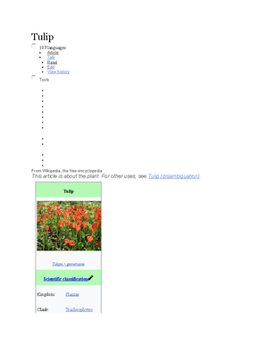 Lily - NOTES - Lilium 101 languages Article Talk Read Edit View history ...