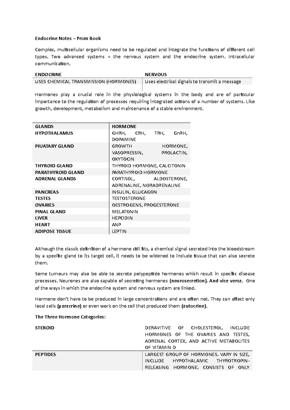 Endocrine Notes Books - Summary Human genetics - Endocrine Notes – From ...