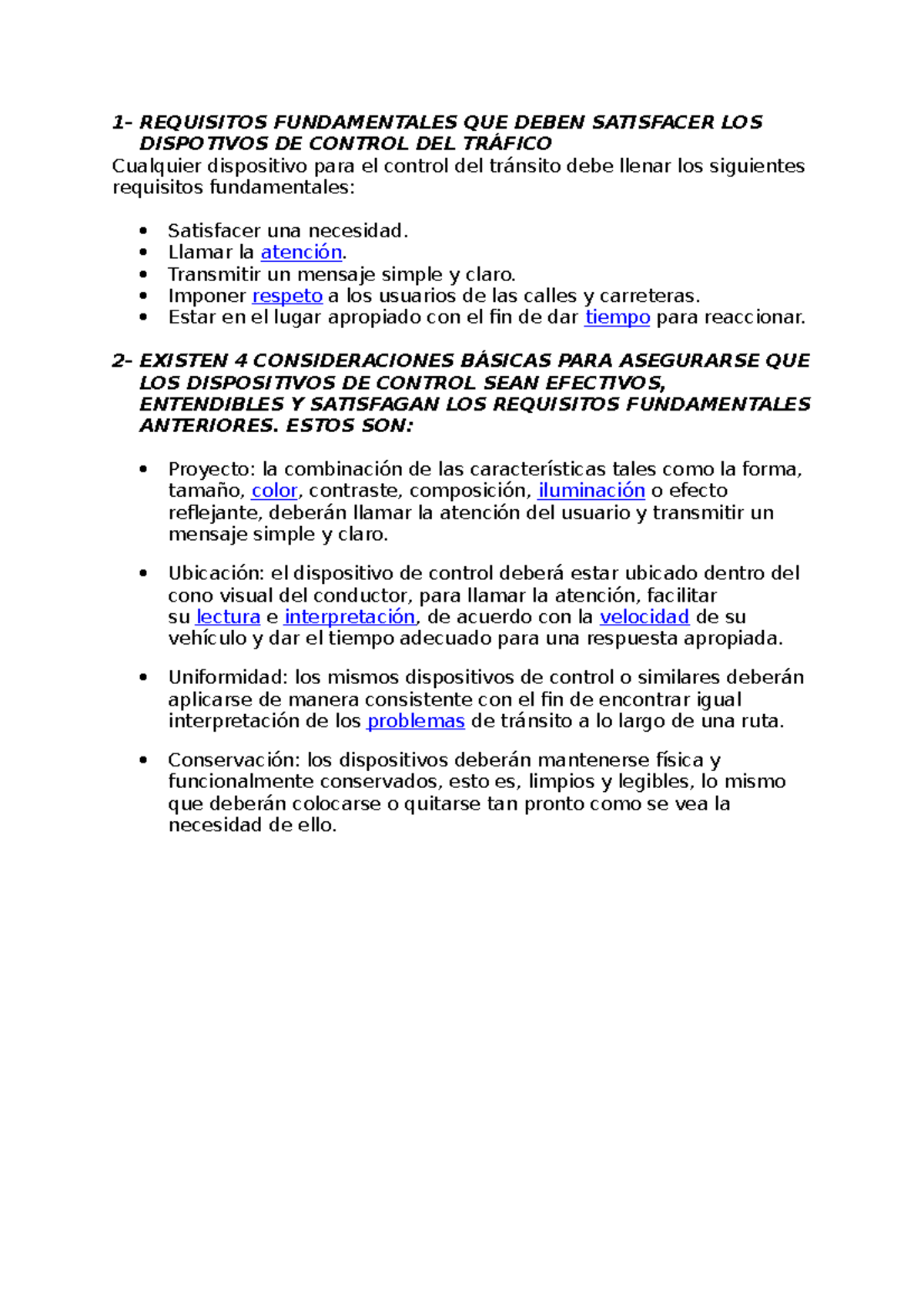 Requisitos Fundamentales QUE Deben Satisfacer LOS Dispotivos DE Control ...