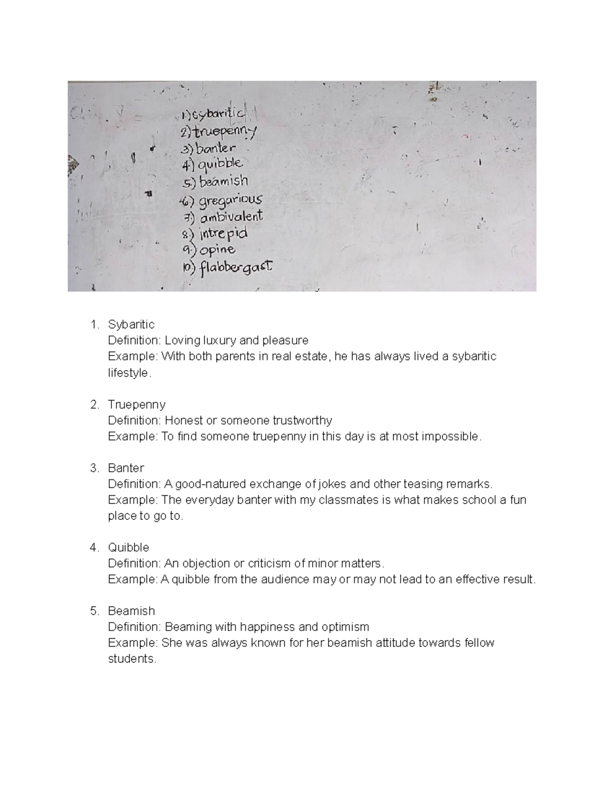 10 words - Sybaritic Definition: Loving luxury and pleasure Example ...