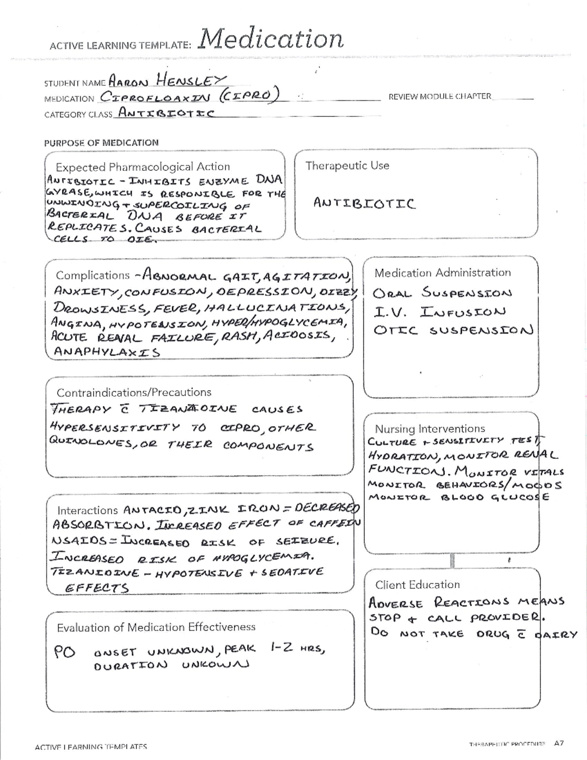 20220921132510027 - Week 1 Drug Cards - 2410 - Studocu
