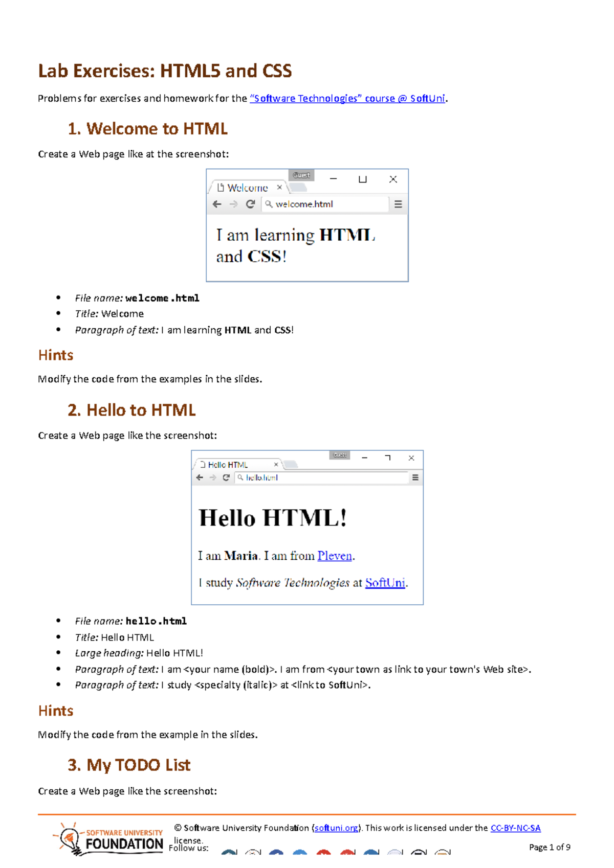 LAB 1 Tham Khao HTML CSS - qưe - Đồ án Quá trình và thiết bị - Đại học ...