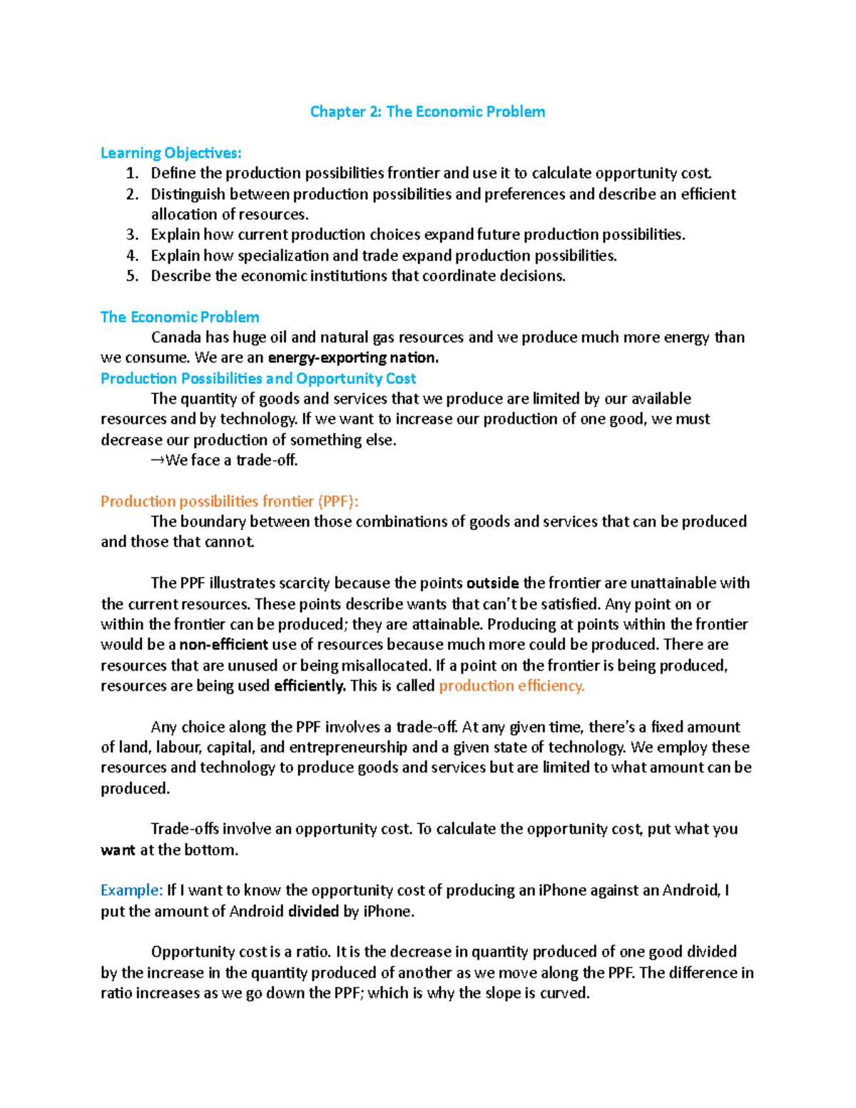 ECON CH 2 - Summary Macroeconomics, Fourteenth Canadian Edition ...